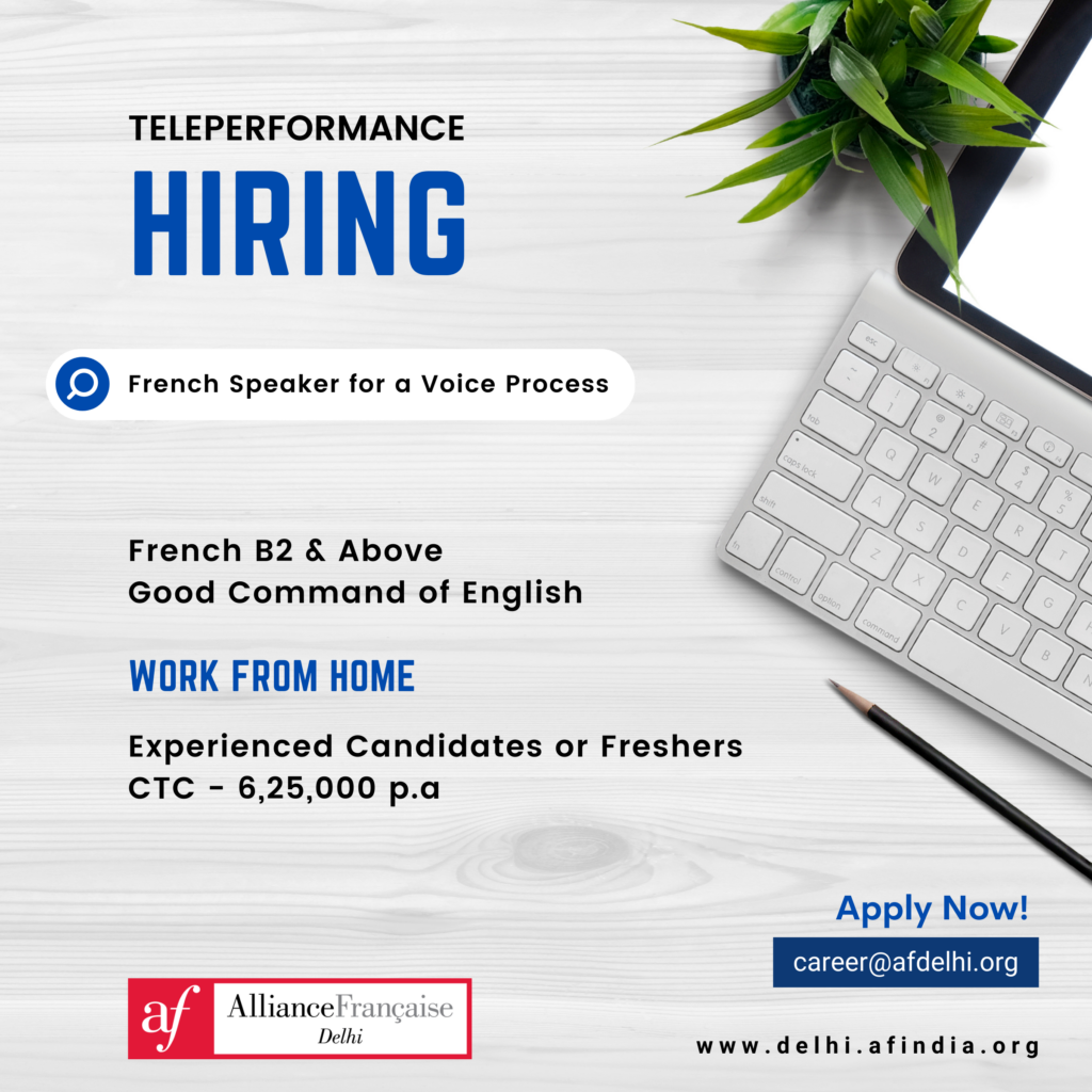 Teleperformance Recruitment Drive - Alliance Française de Delhi