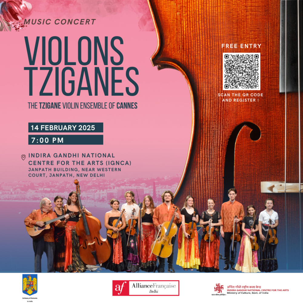 Music Concert by Violons Tziganes - Alliance Française de Delhi