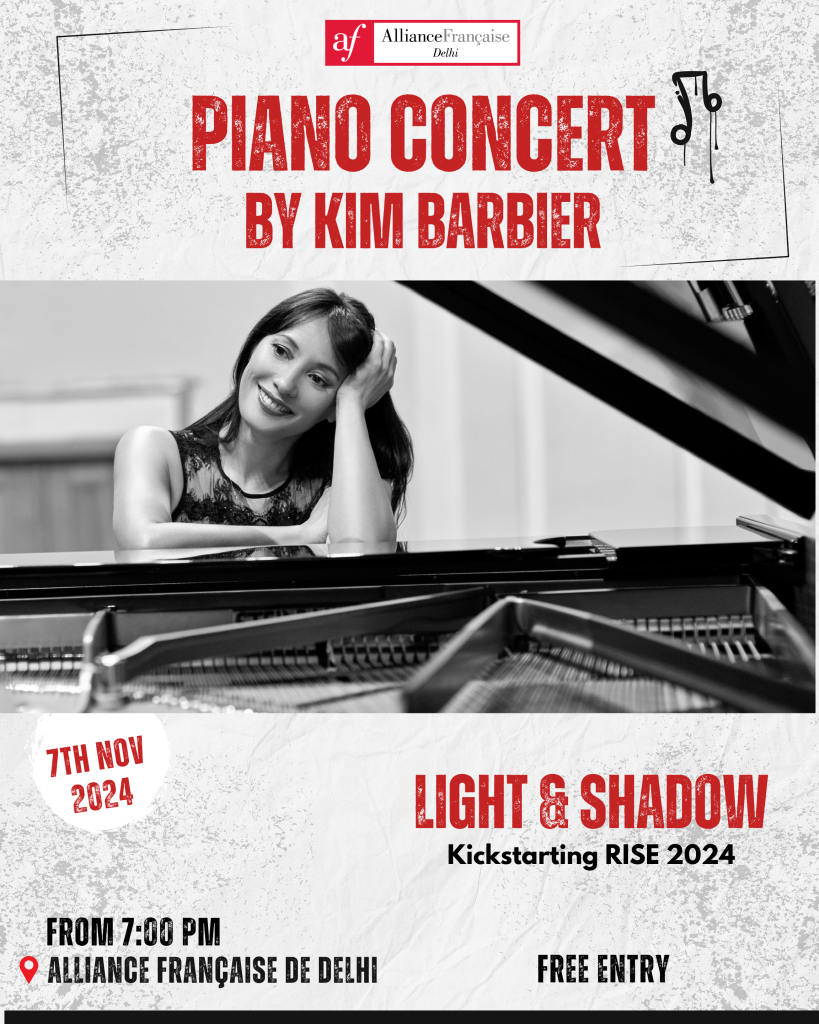Piano Concert by Kim Barbier - Alliance Française de Delhi