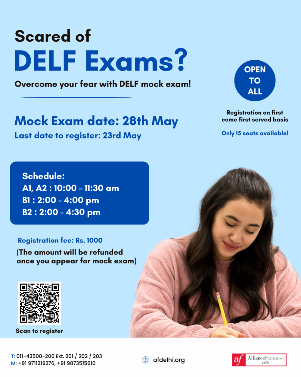 DELF / DALF Exams - Alliance Française de Delhi