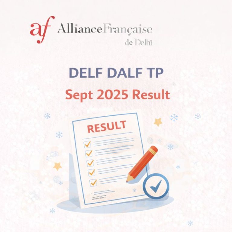 DELF / DALF Exams - Alliance Française de Delhi