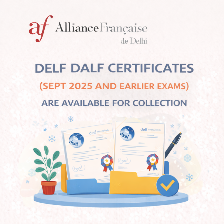 DELF / DALF Exams - Alliance Française de Delhi