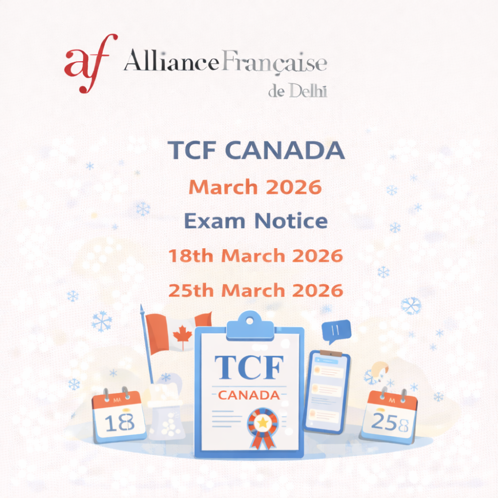 TCF Exams - Alliance Française de Delhi